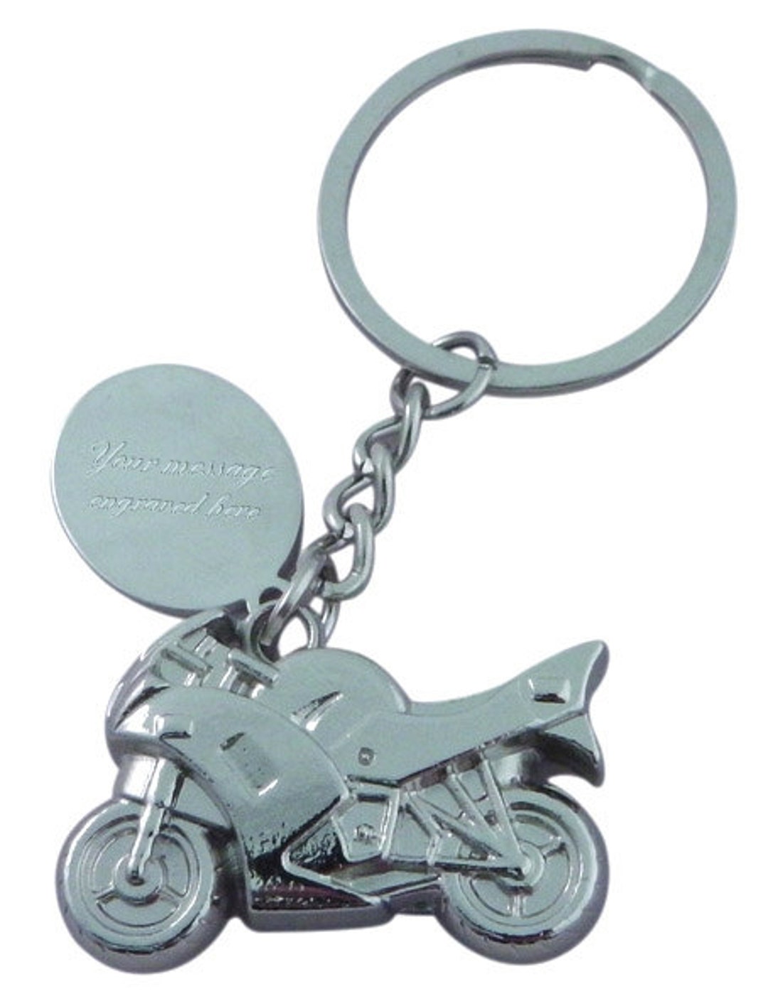 Personalised Engraved Sports Motorbike Motorcycle Keyring With - Etsy UK