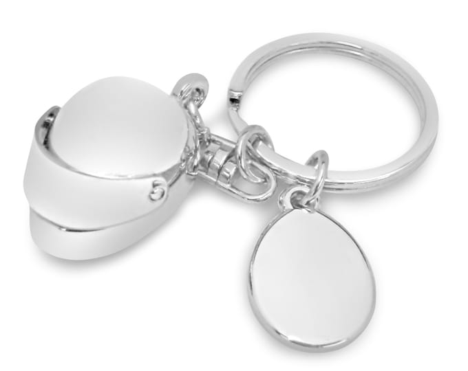 Personalized Monogrammed Motorcycle Helmet Biker Key Chain Men ...