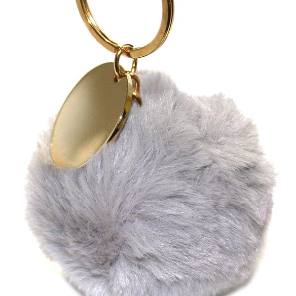 Pom Pom Keyring - Etsy UK