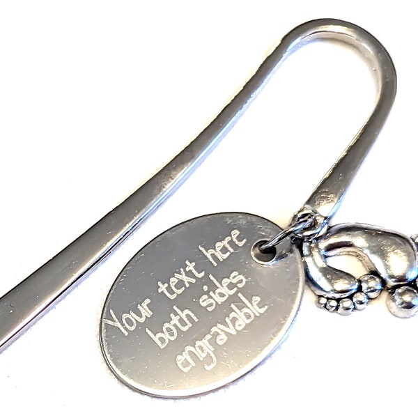 Footprint Bookmark - Etsy