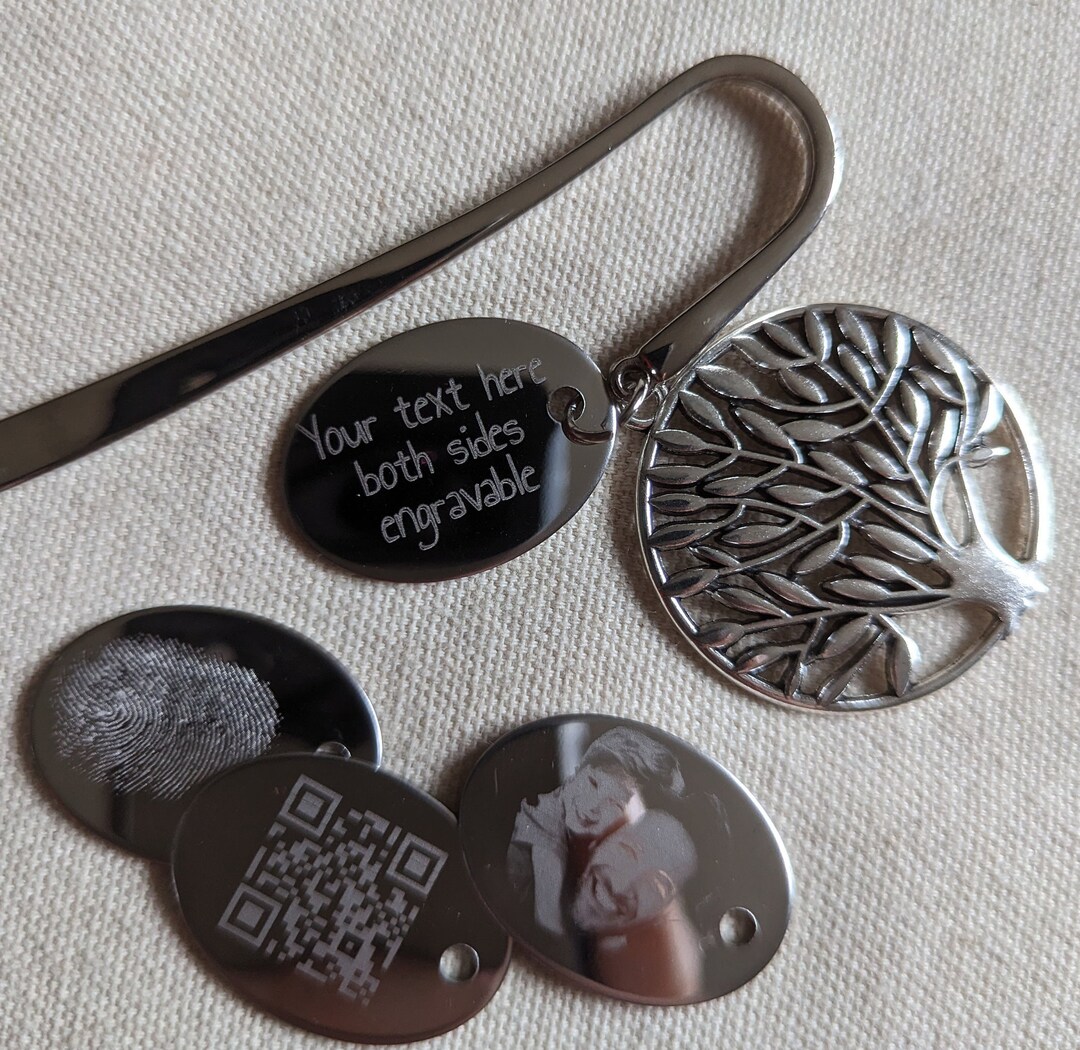 Tree of Life Bookmark Personalised Engraved With Any Text - Etsy