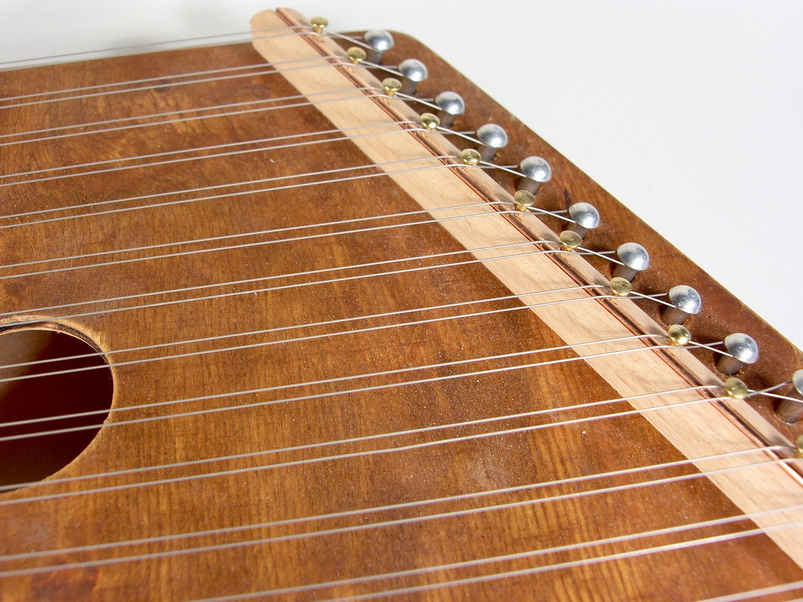 Zither - Two Octaves, 15 Double String Instrument. It Comes in a Wooden ...
