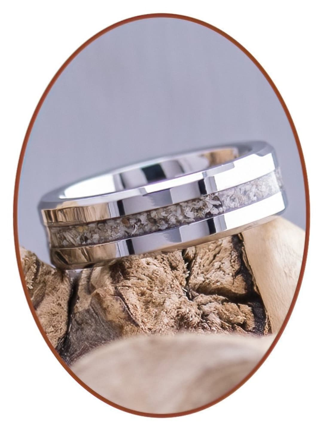 6mm -cremation Ring - Ashes Ring - Tungsten Carbide - Pet Ash Ring ...