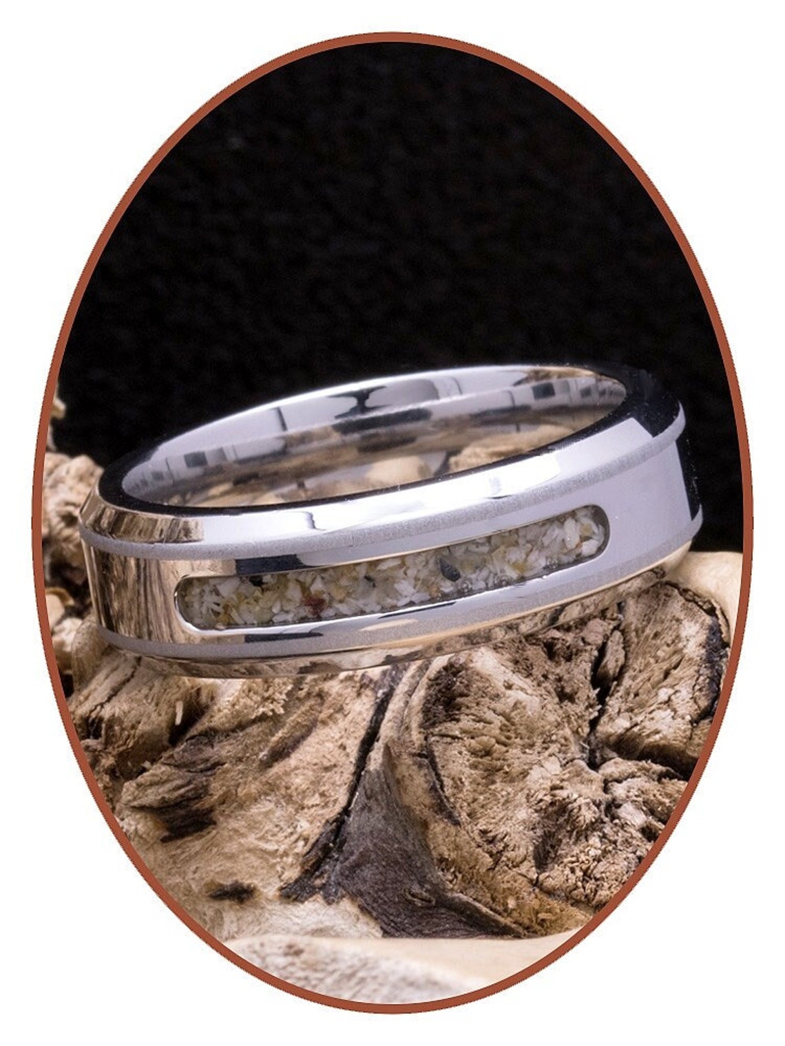Cremation Ashes Ring Jewelry silver Chrome Pet Ashes Ring - Etsy