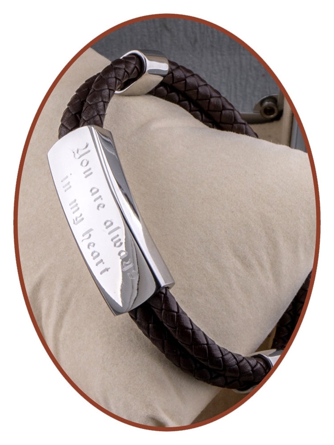 Memorial Jewelry - Exclusive - Ashes Bracelet - Stainless Steel ...