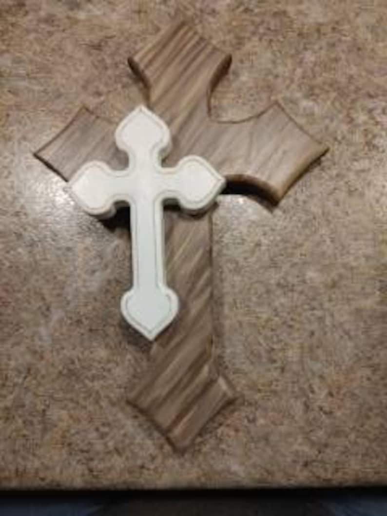Stacked Rustic Wood Cross - Etsy