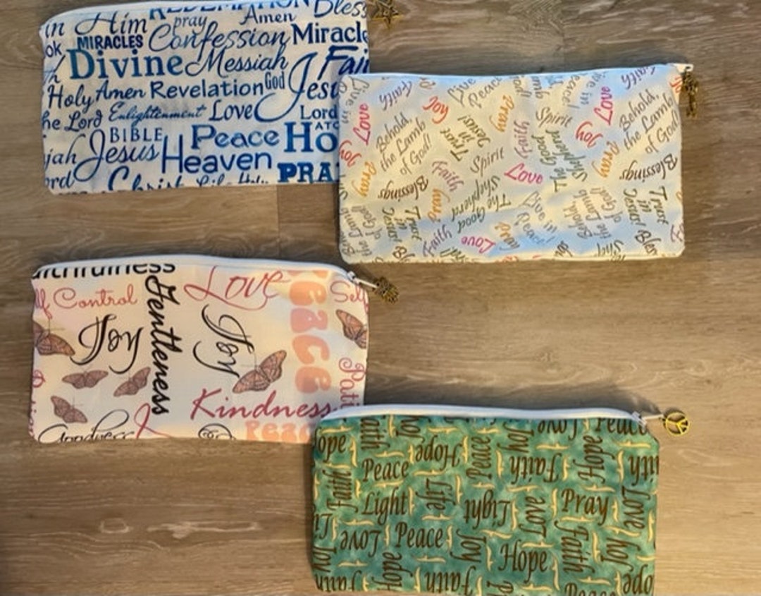 Inspirational Cosmetic Bag Makeup Bag Inspirational Pencil Pouches ...