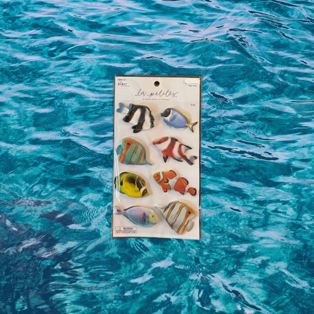 Tropical Fish Sticker Sheet Tropical Fish Stickers for Scrapbooking ...