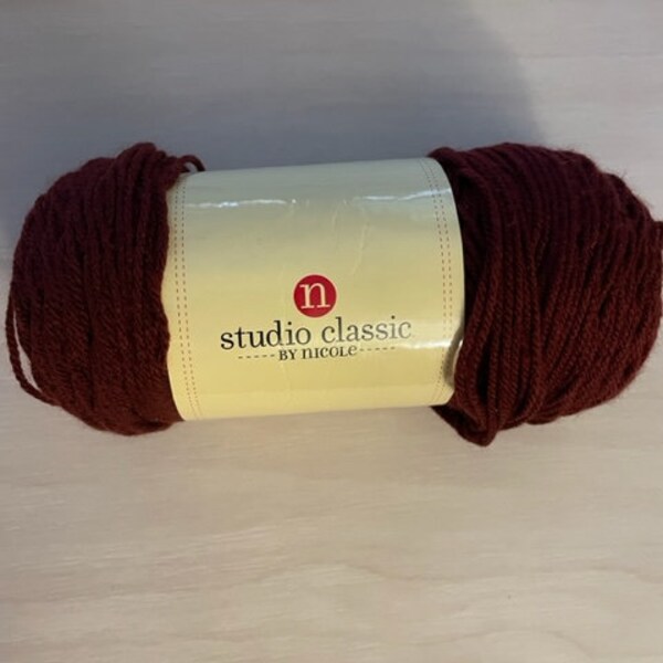 Burgundy Yarn - Etsy