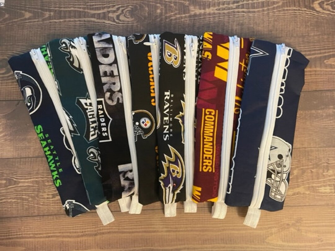 NFL Pencil Pouches NFL Pencil Cases Zippered Pencil Pouches Zippered ...