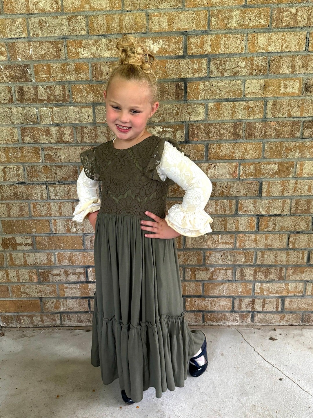 Natalie Girls Dress 5 Color Options - Etsy