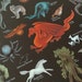 A Tolkien Bestiary Art Print Selected Beasts From Tolkien's Legendarium ...