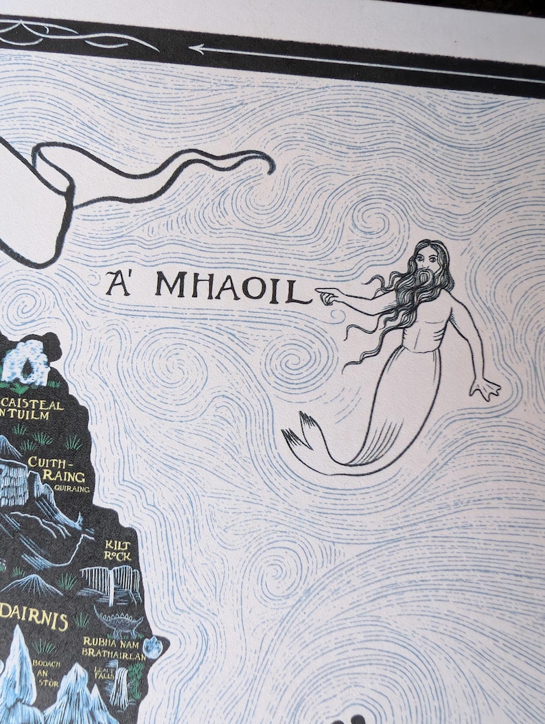 Map of Ancient Skye - Mythology - Historical Sites - Eilean A' Cheo ...