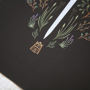 Beowulf's Sword - Saxon Sword Art Print - Botanical Print - Inspired by ...