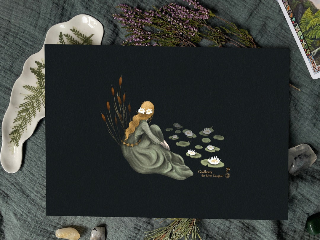 Goldberry the River Daughter Art Print - Inspired by Lord of the Rings ...