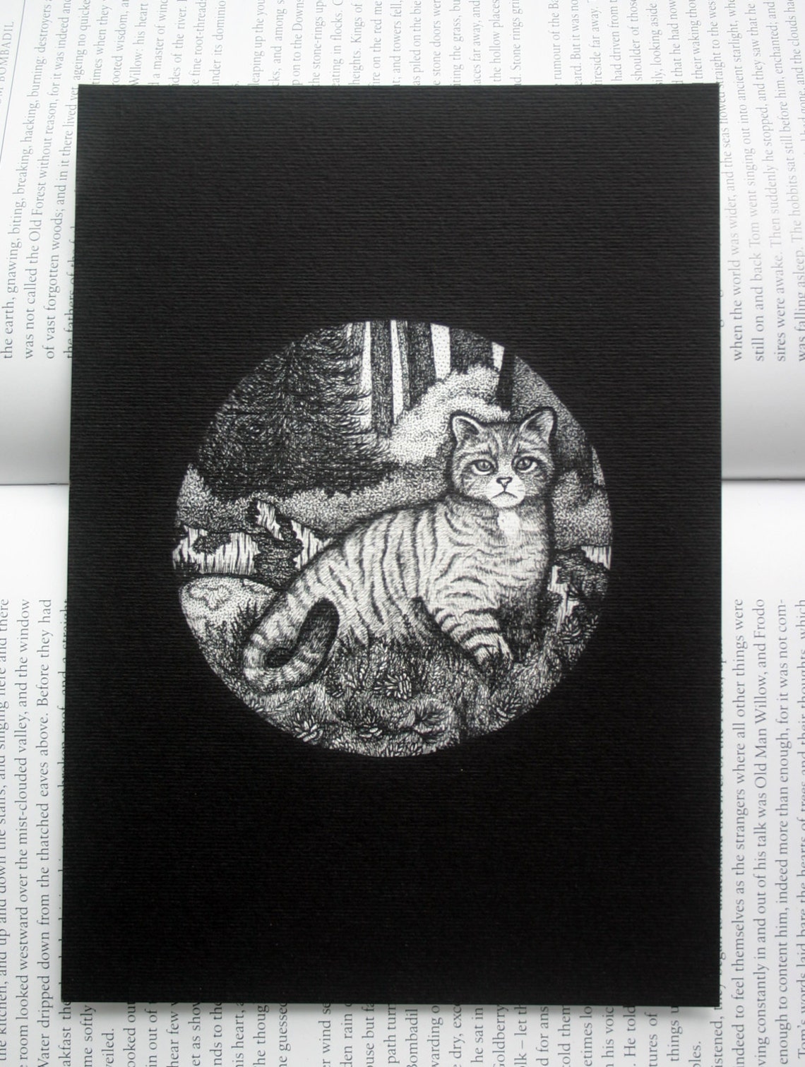 Scottish Wildcat Pen and Ink Art Print | Etsy