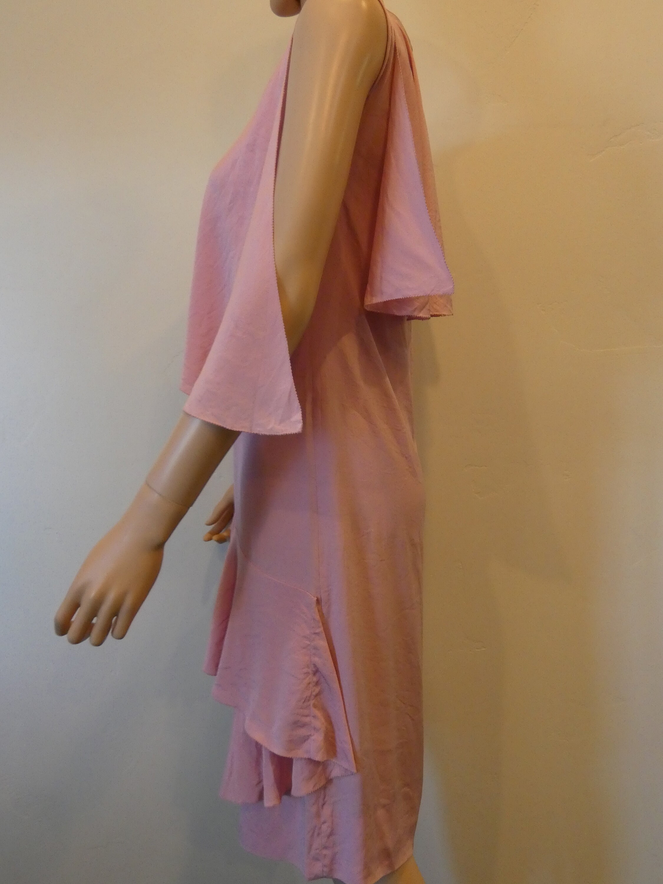 Flapper Dress From the 1920's, Pink With Flowers, Authentic - Etsy