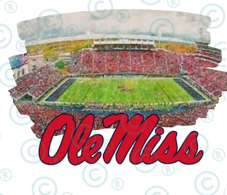 Ole Miss Football Png - Etsy