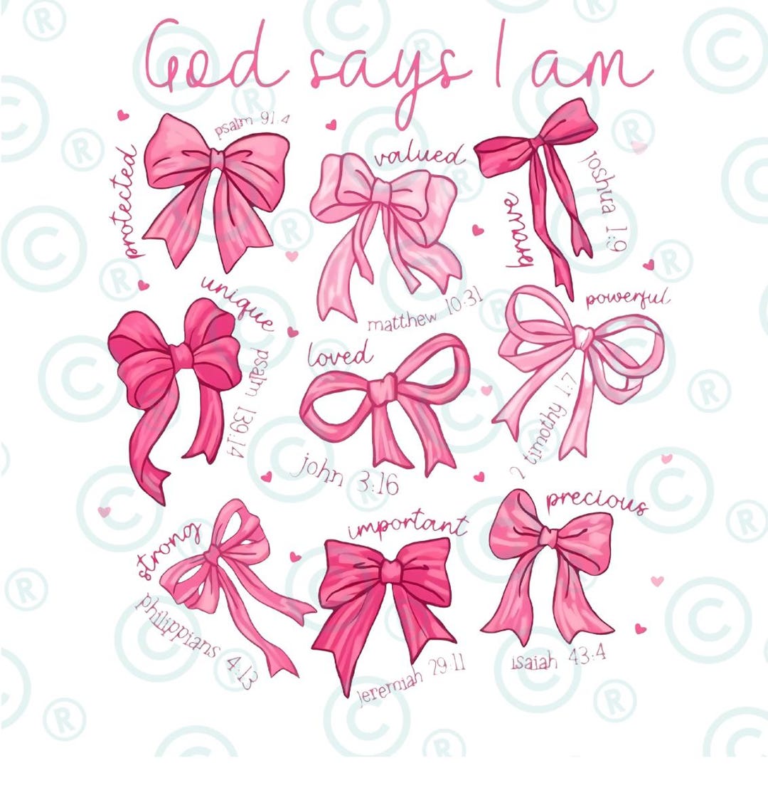 Christian Bow Png - Etsy