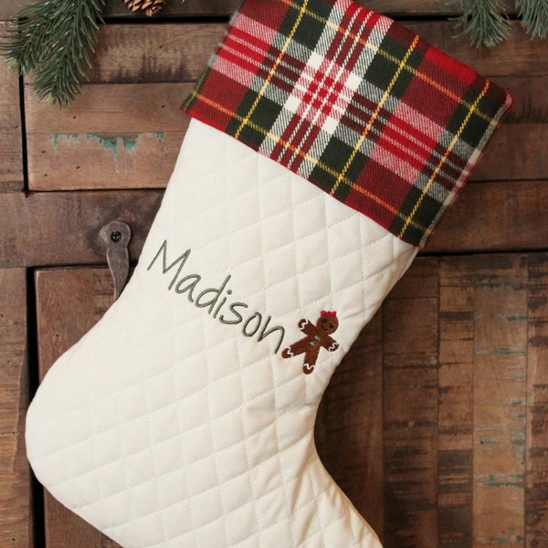 Gingerbread Stocking - Etsy