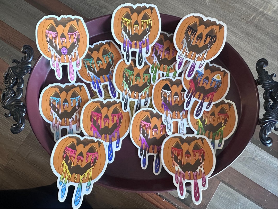 Pride Pumpkin Stickers - Half of All Sales Are Donated to Local ...
