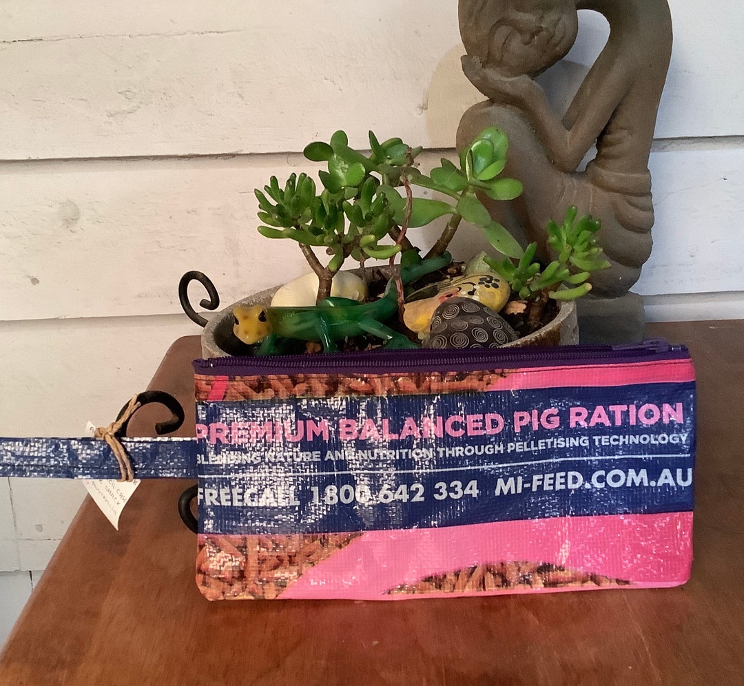 Shack Sack Pack Recycled Pig Feed Sack Pig Ration - Etsy