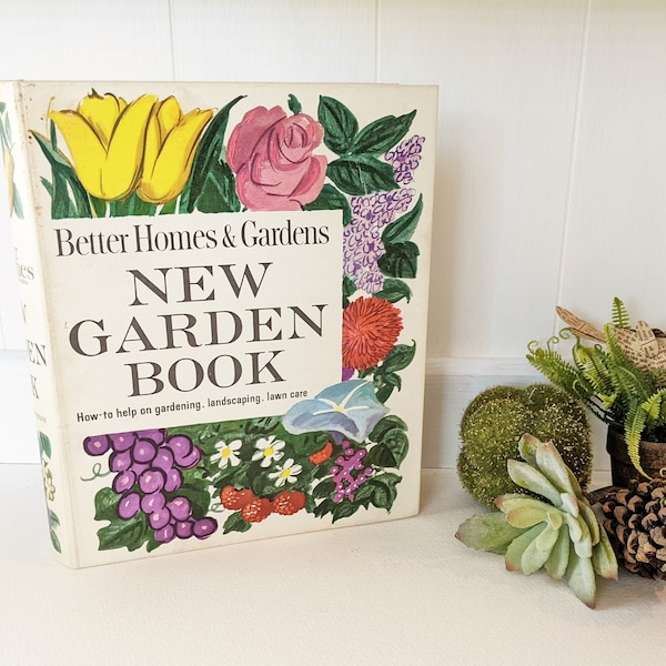 Vintage Garden Book - Etsy