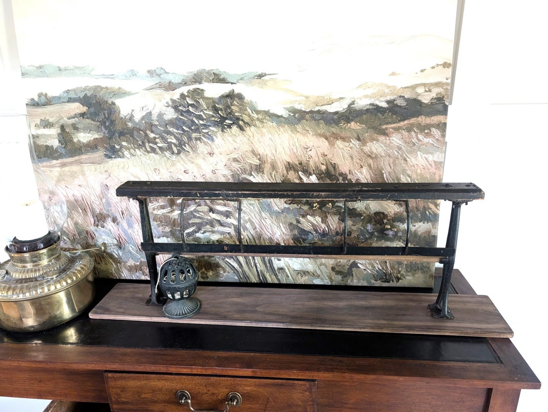 General Store Paper Cutter Paper Holder Vintage CAST IRON 24" Butcher ...