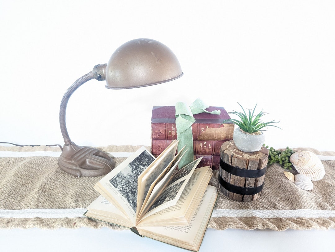 Vintage RODALE No 987 Desk Lamp Gooseneck Light Industrial 1930's ...