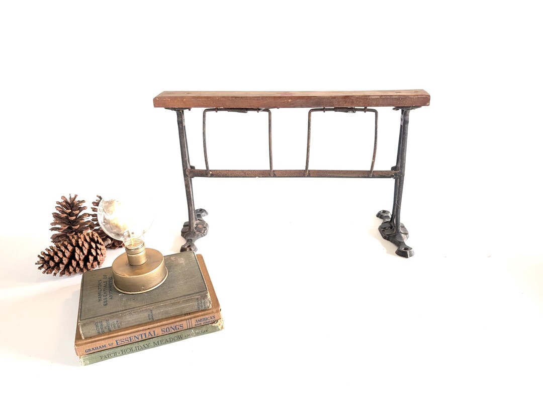 Paper Roll Holder Cast Iron 12" Vintage Paper Cutter General Store ...