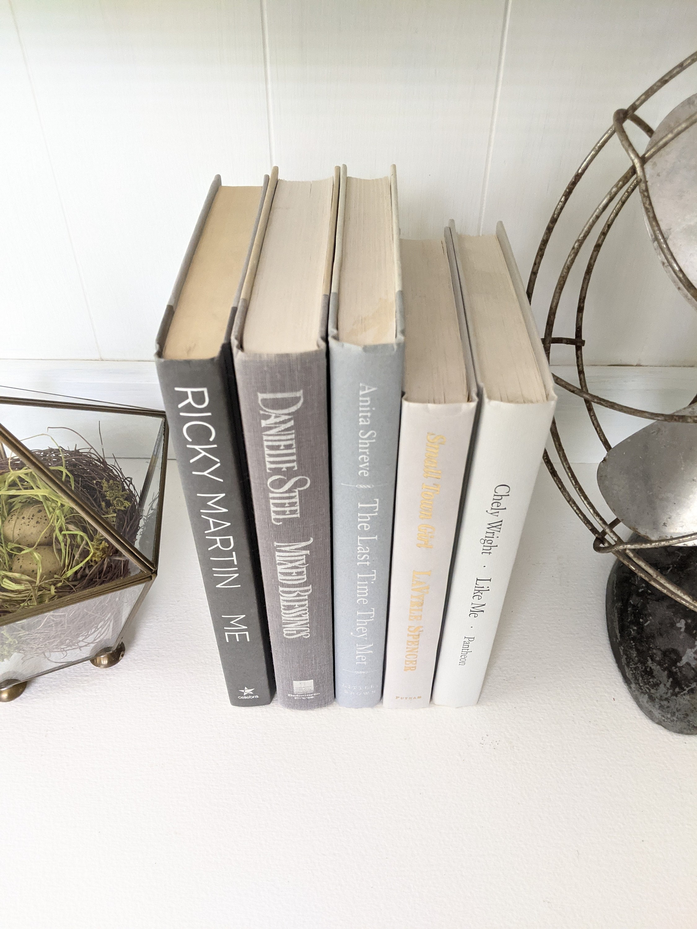 Shades of Gray Book Set Book Stack Charcoal Grays Decorative | Etsy