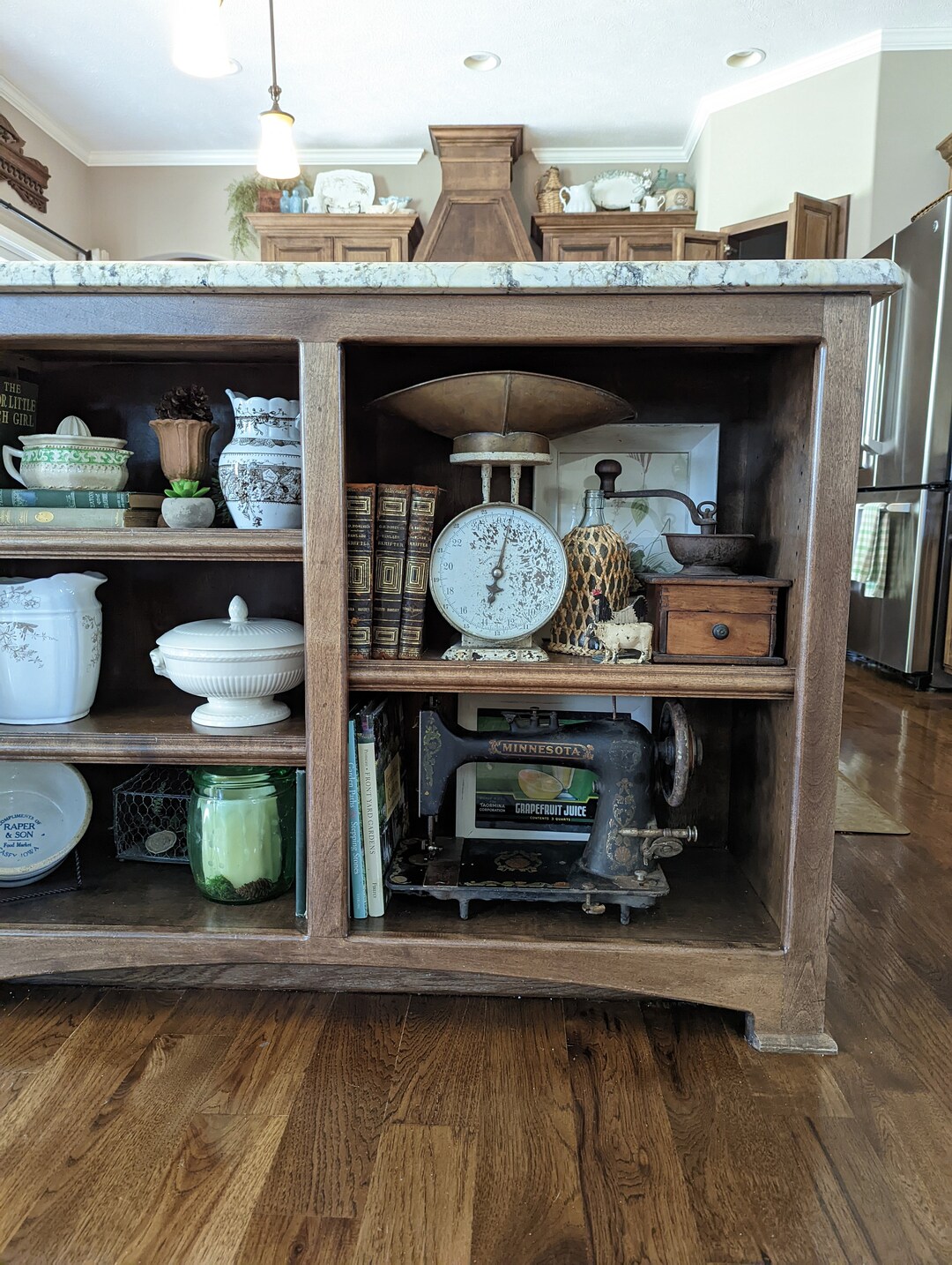 Sewing Machine MINNESOTA Farmhouse Bookend Vintage Decor Sewing Room ...