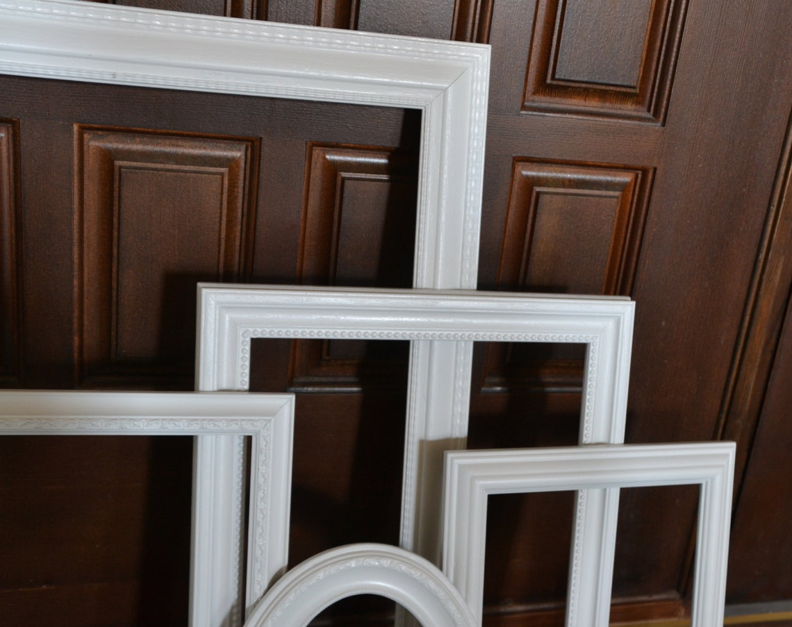 Picture Frames White Larger Sizes Group of Frames /collage | Etsy