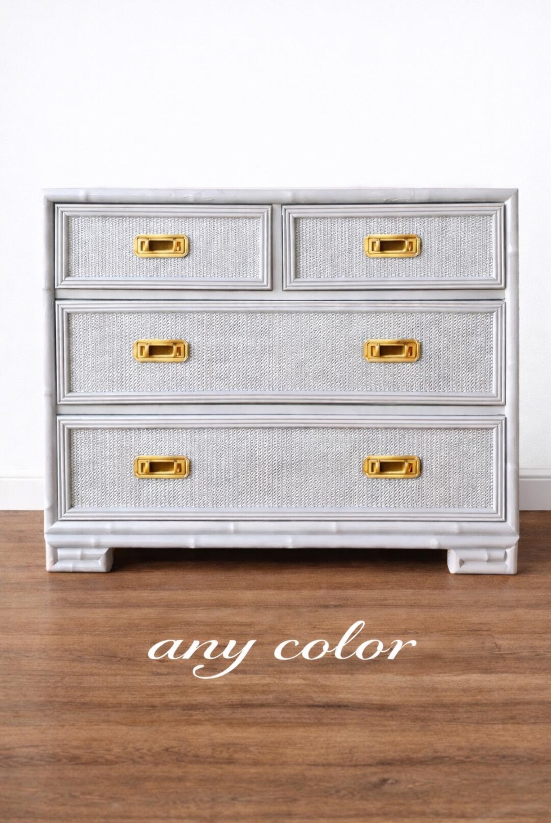 Drexel Captiva Cane Faux Bamboo Dresser - Etsy