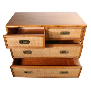 Drexel Captiva Cane Faux Bamboo Dresser - Etsy