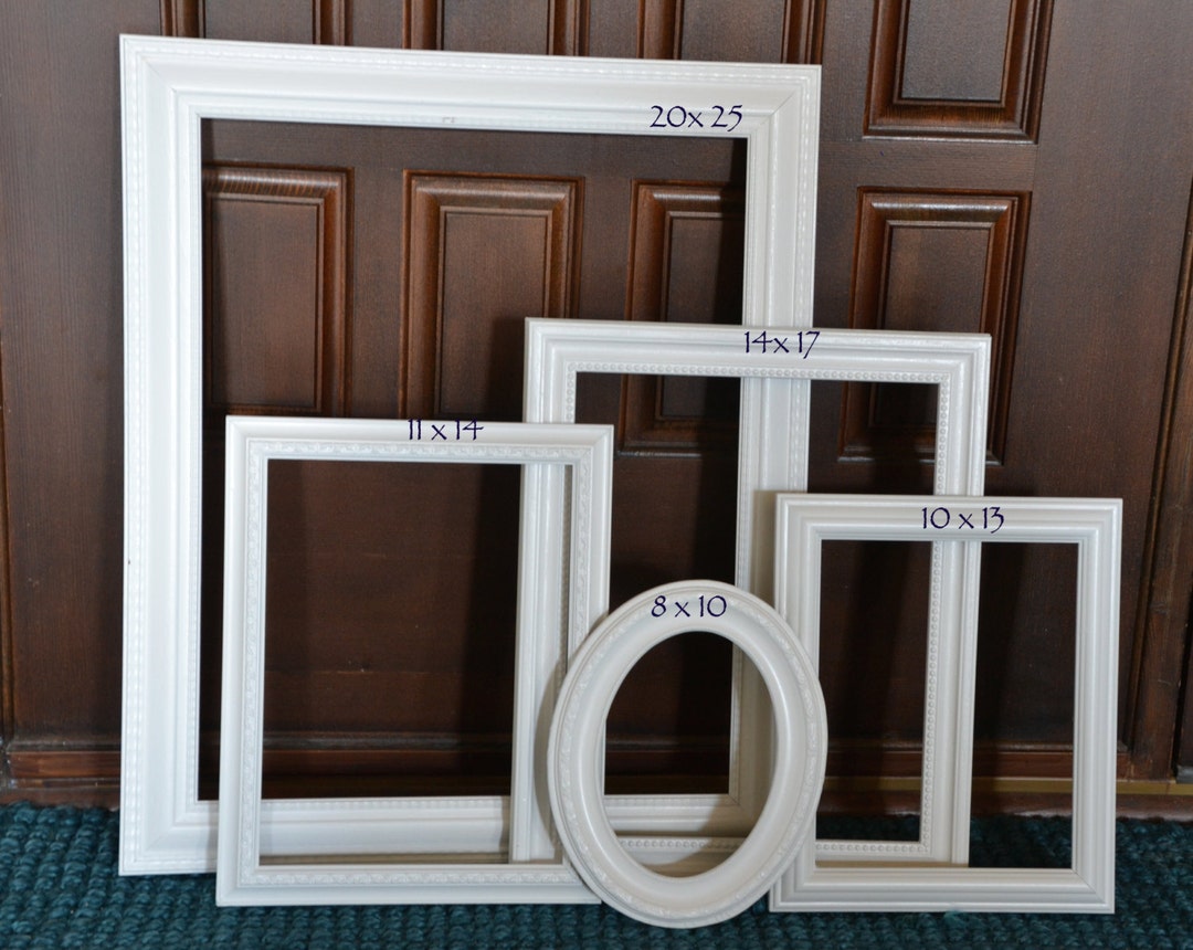 Picture Frames White Larger Sizes ? Group of Frames /collage of Picture ...