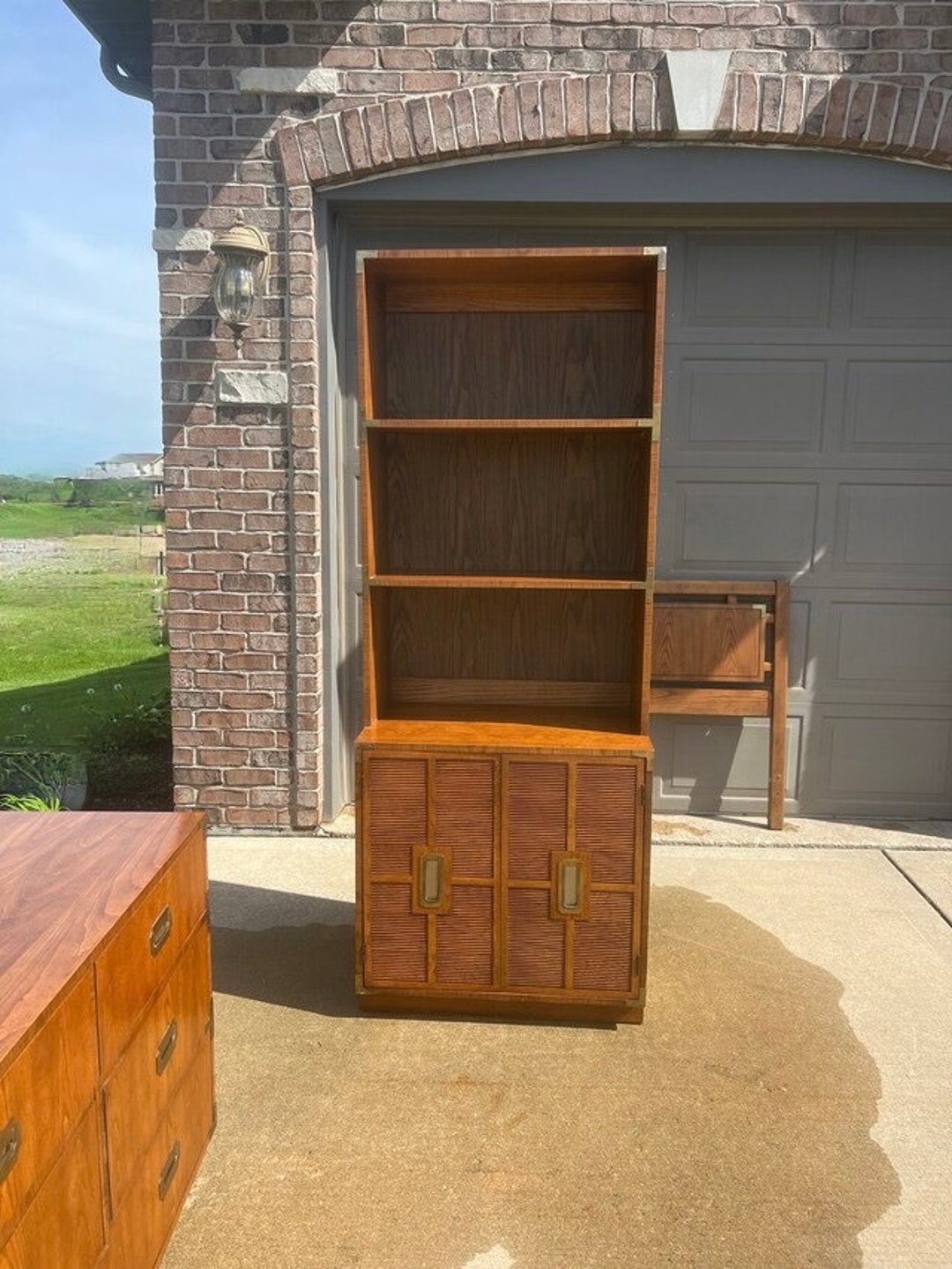 SOLD Cabinet and Shelf Campaign Furniture - Etsy
