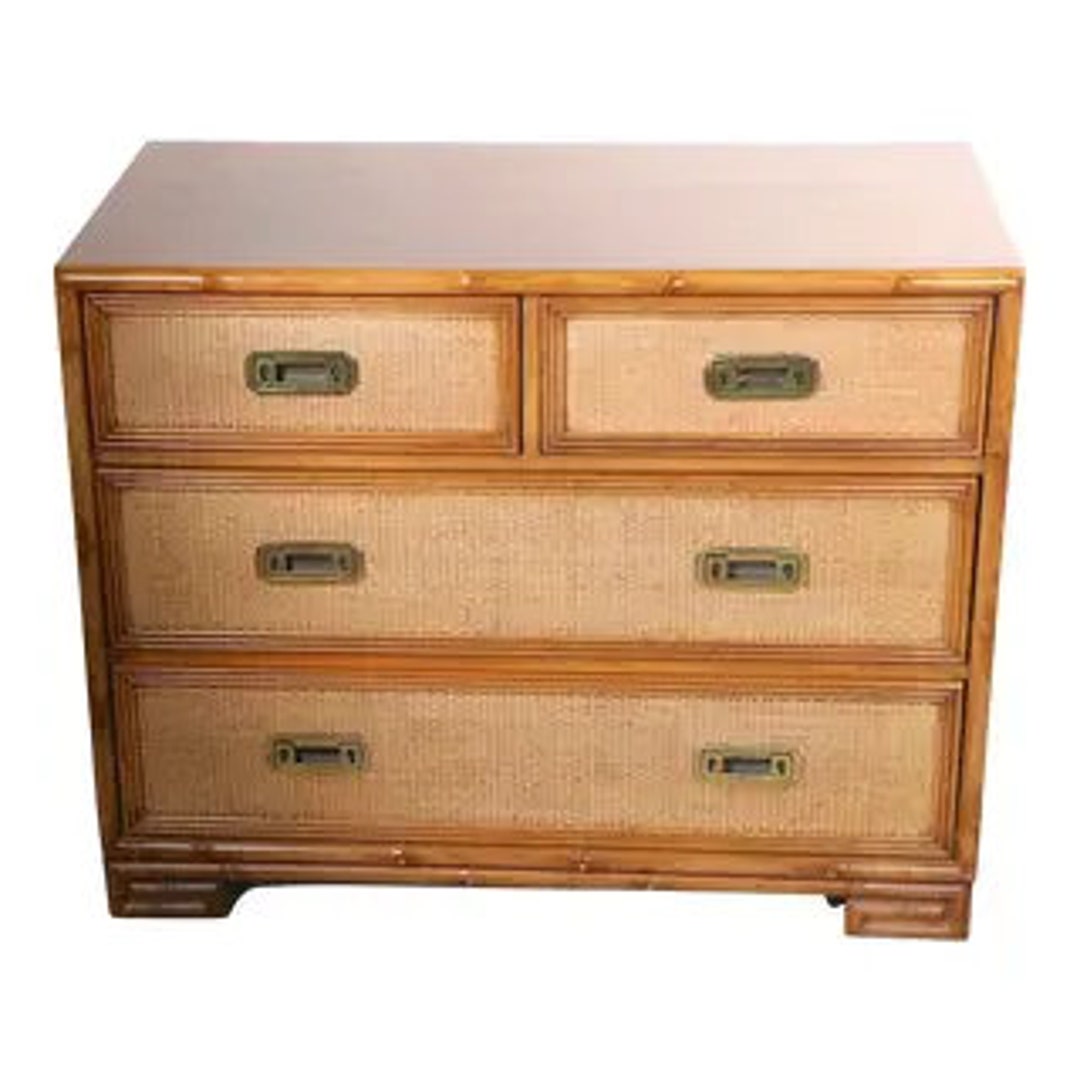 Drexel Captiva Cane Faux Bamboo Dresser - Etsy