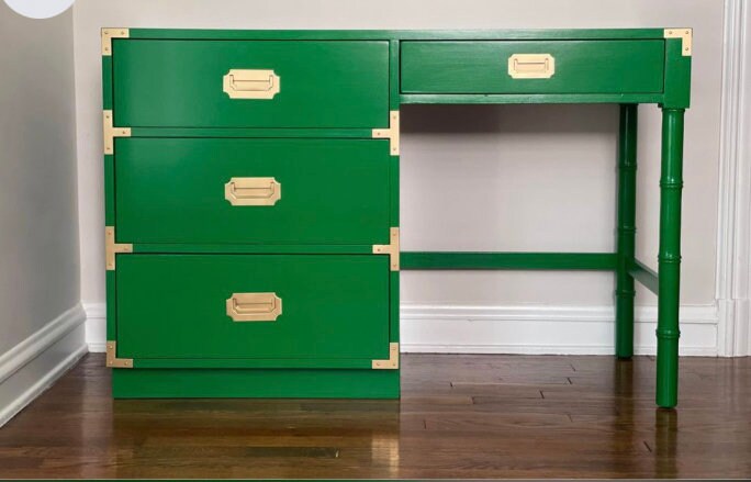 Campaign Desk Bamboo Legs. Can Customize One Too - Etsy