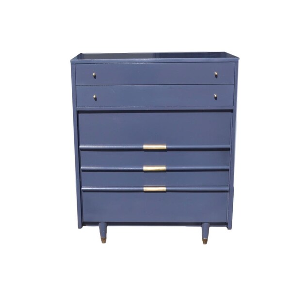 Navy Chest of Drawers - Etsy