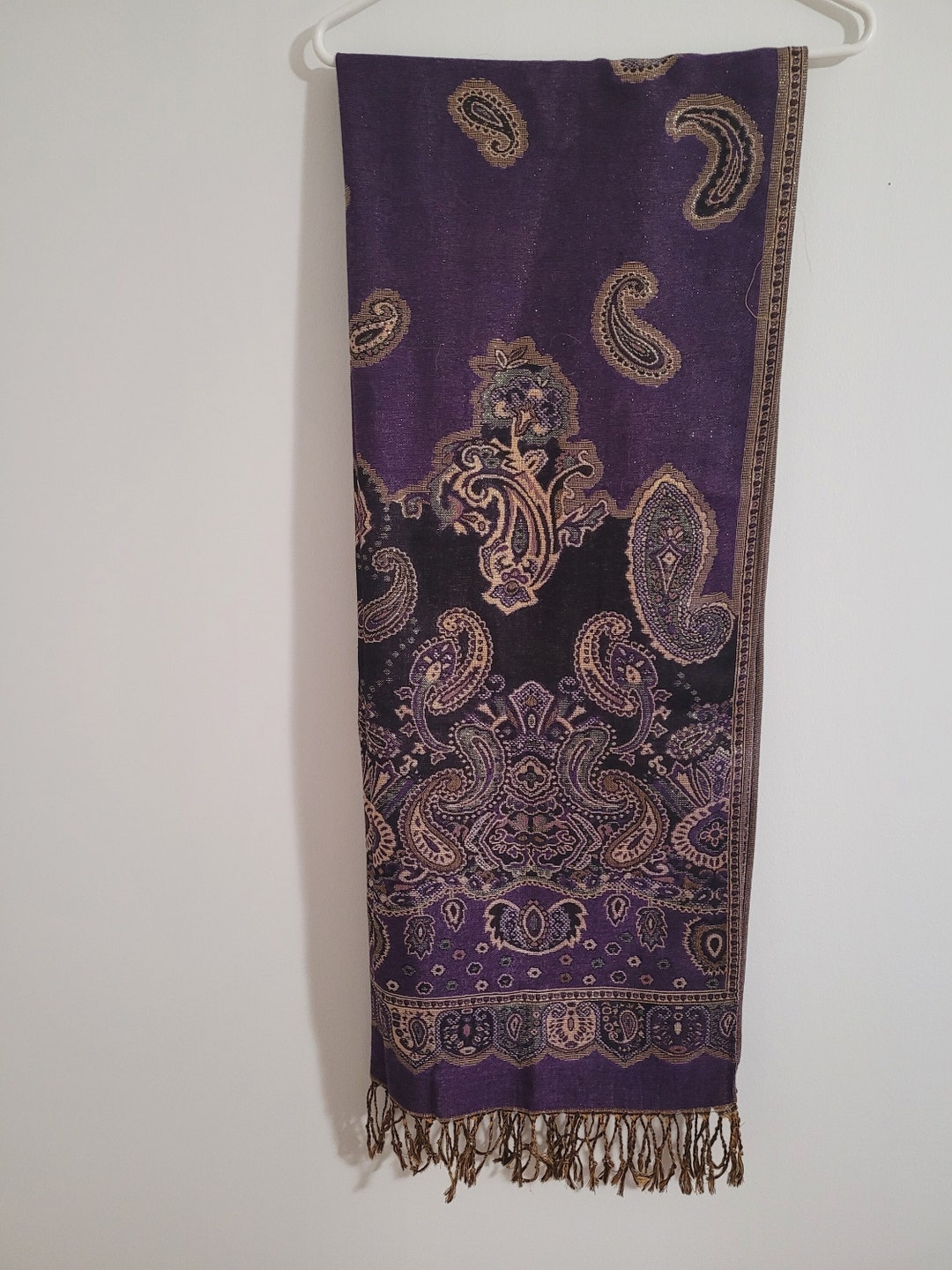 Jacquard Paisley Pachima Shawl Scarf Wtap Home Decor Wall Hanging ...
