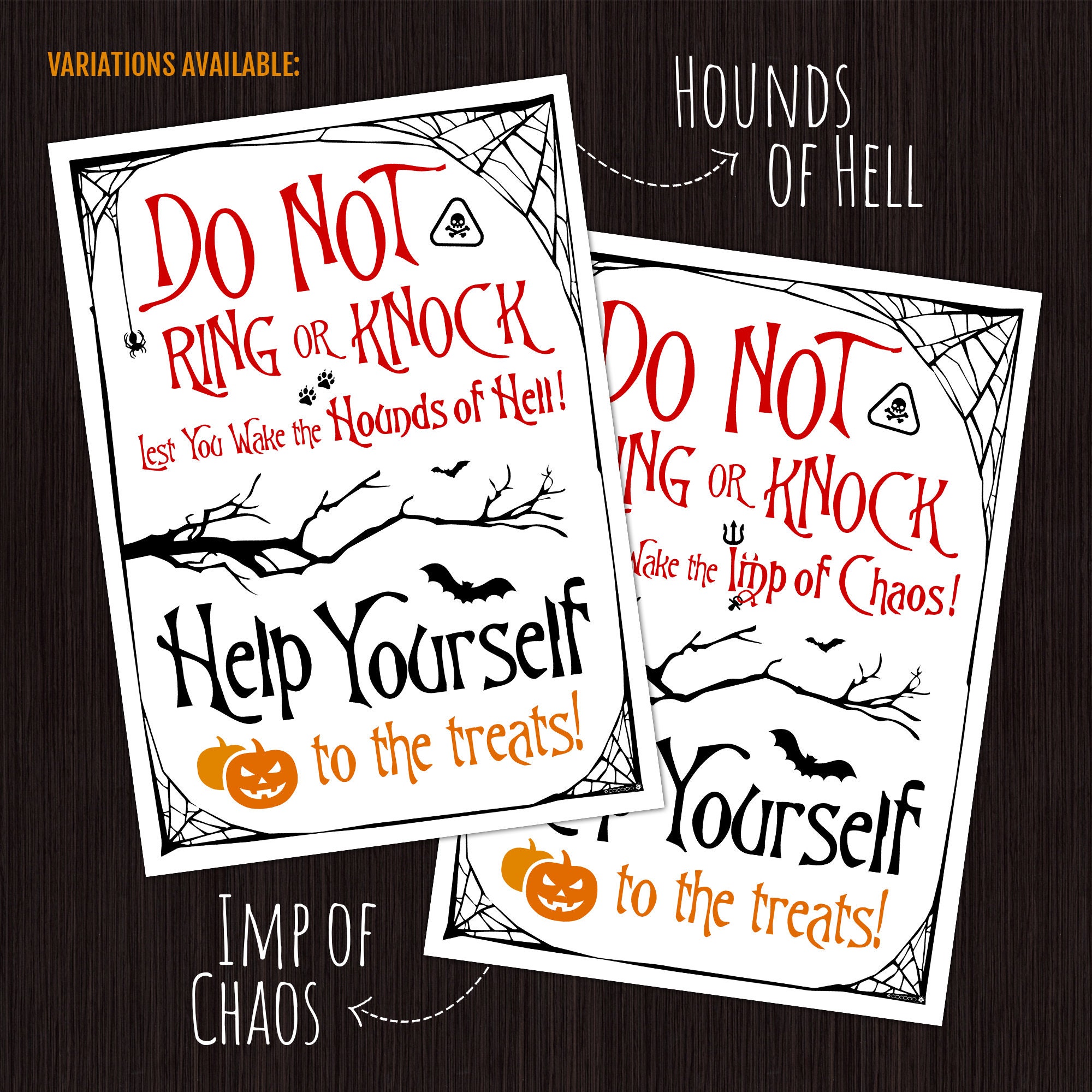 INSTANT DOWNLOAD: Halloween Poster for Sleeping Baby / Babies - Etsy