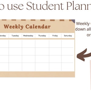 School Digital Planner - Etsy