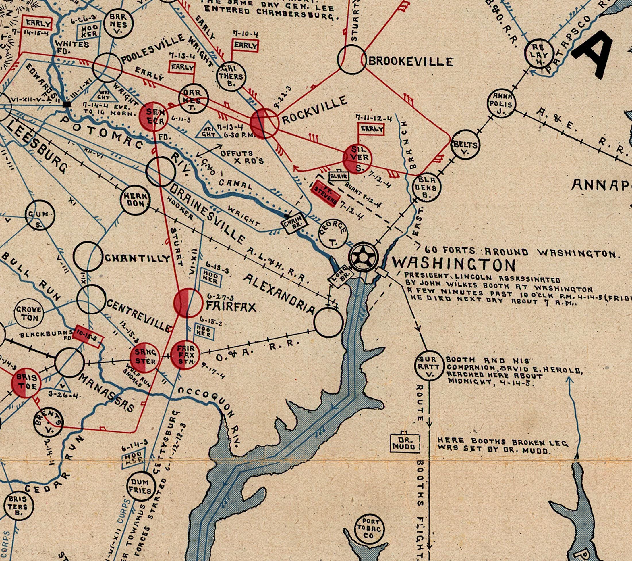 Battle of Gettysburg Map Reprint - Civil War Map Decor - 4 Sizes up to ...