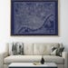 1887 Cincinnati Map Reprint - Vintage Cincinnati Map Reprint 4 Large/xl ...