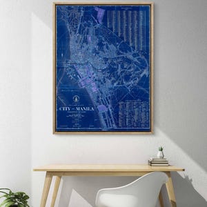 1920 Manila Map Reprint, Vintage Manila (philippines) Map Reprint - 3 ...