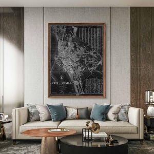 1920 Manila Map Reprint, Vintage Manila (philippines) Map Reprint - 3 ...