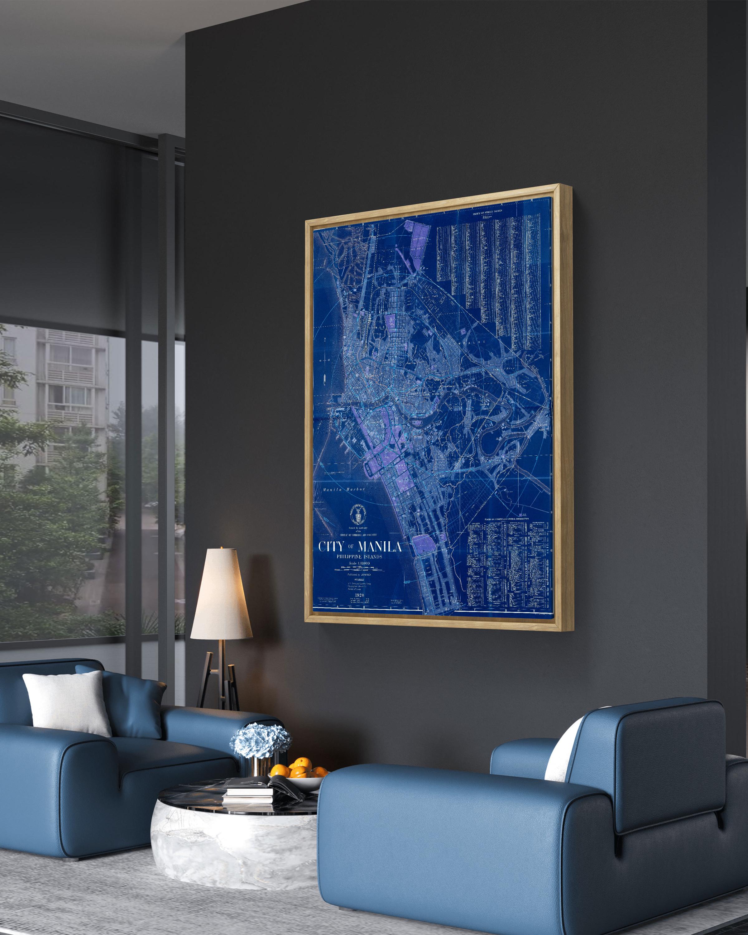 1920 Manila Map Reprint, Vintage Manila (philippines) Map Reprint - 3 ...