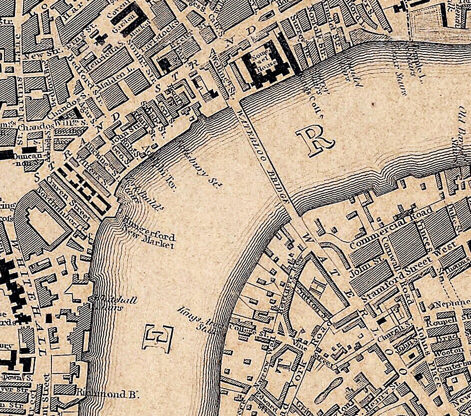 1838 London Map Reprint Victorian London Plan Reprint 3 | Etsy UK