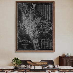 1920 Manila Map Reprint, Vintage Manila (philippines) Map Reprint - 3 ...